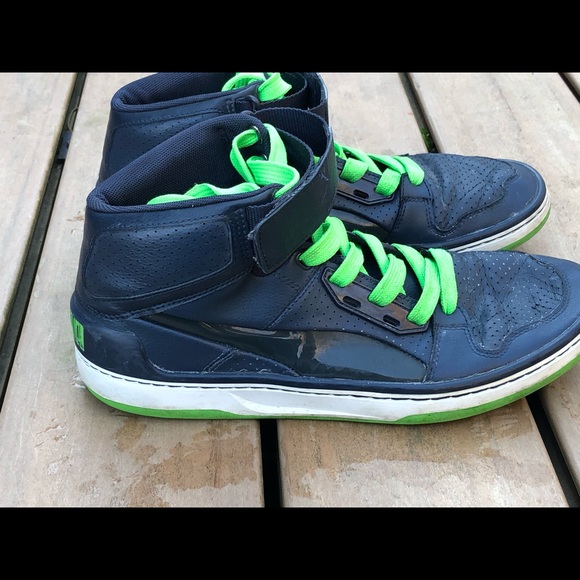 Puma | Shoes | Puma Royal High Evo Cup Blue High Top Sneakers | Poshmark